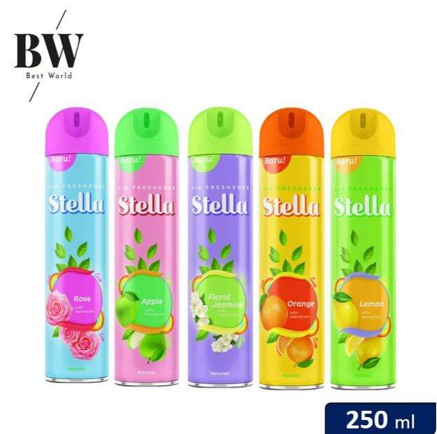 Stella Air Freshener Spray Aerosol With Natural Oils 250ml | Lazada