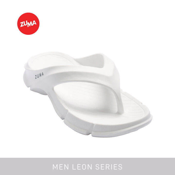 Zuma Men Leon 1 Off White, Sandal Jepit Pria Karet Polos, Putih Tulang ...