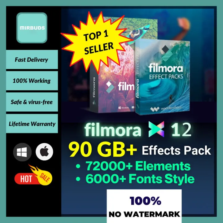 [2023] Latest Wondershare Filmora X V12 Ultimate Bundle & Filmora Go ...