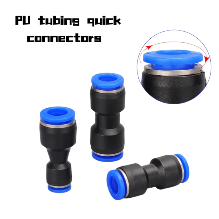 พร้อมส่ง!! PU PG ข้อต่อลม ข้อต่อลมตรง เสียบสายลม 2 ข้าง ข้อต่อลม 6mm PU fitting PG 4 6 8 10 12 ...