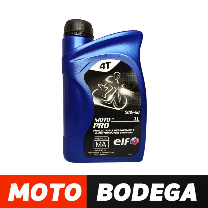 Elf Moto 4 Pro 20w-50 4T Engine Oil 1L | Lazada PH