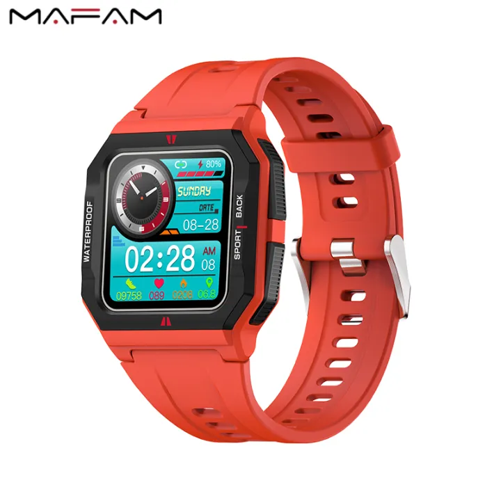 MAFAM ใหม่ FT10กีฬาสมาร์ทวอท์ช1.3นิ้วหน้าจอ IP68กันน้ำยาวสแตนด์บายนาฬิกาสายรัดข้อมือฟิตเนส ...