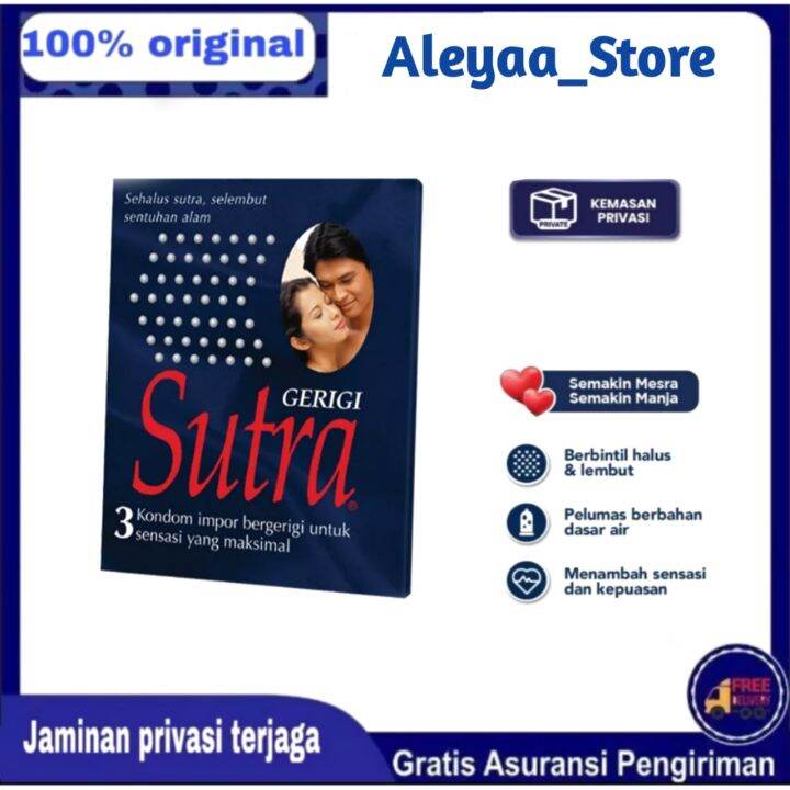 Kondom Sutra Gerigi Isi 3 Privasi Aman Terjaga Kondom Sutra Bergerigi ...