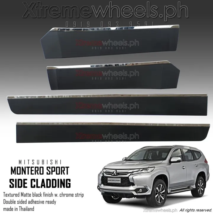 %{=Mitsubishi Montero 2016-2022 New Designed Side Cladding Thailand ...
