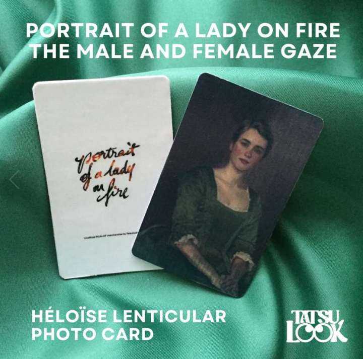 PORTRAIT OF A LADY ON FIRE HELOISE LENTICULAR THE MALE AND FEMALE GAZE ...