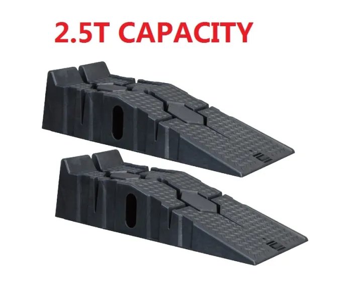 1 1Pair Heavy Duty 2500KG Car Ramps 900Mm Length Antiskid Ramp Wheel ...