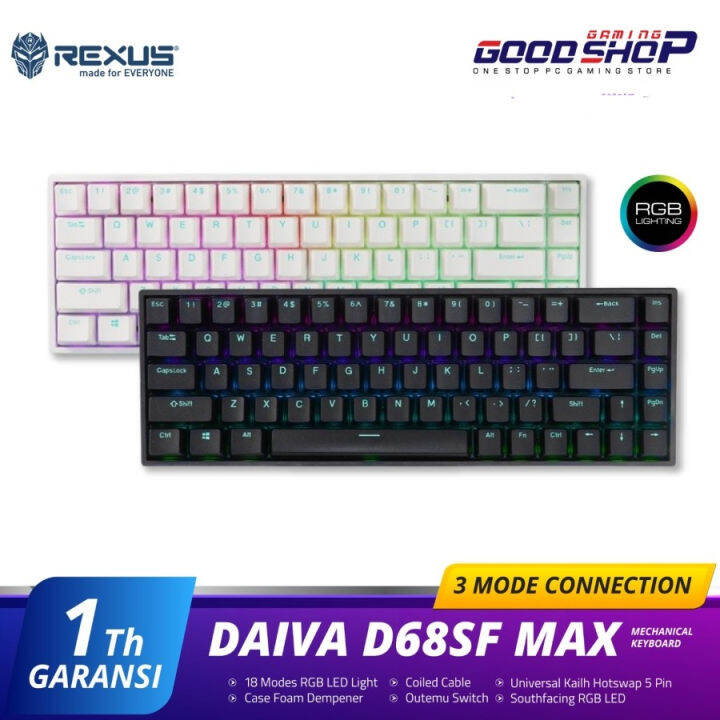 Rexus Daiva D68SF MAX - Gaming Keyboard | Lazada Indonesia