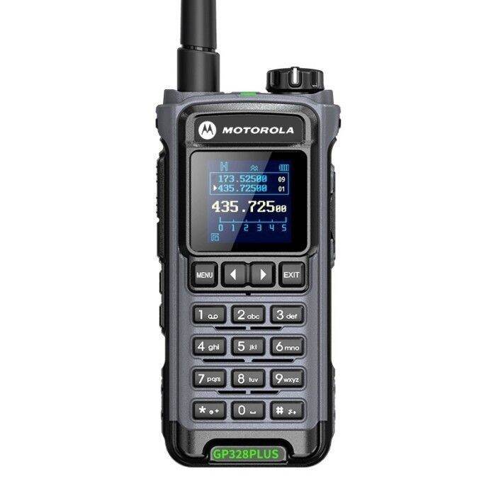Motorola GP328 GP328+ GP328 PLUS Walkie Talkie 20KM IP68 Tahan Air ...