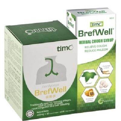 Timo Cordyceps Brefwell 450mg (30's) FREE TIMO BREFWELL HERBAL COUGH ...
