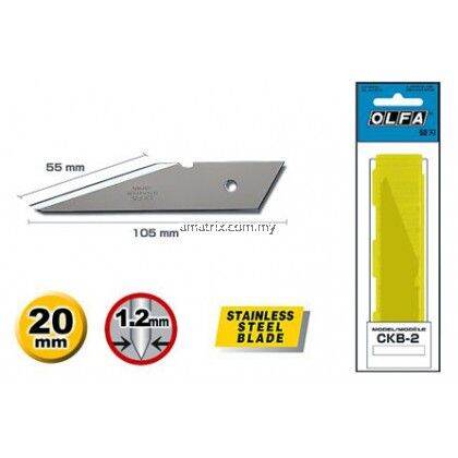 OLFA CKB-2 BLADE (2PCS/PACK) FOR MODEL CK-2 kraft knife | Lazada PH