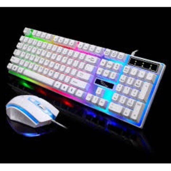tejqf KM 170 USB Wired LED Gaming Keyboard Mouse Combo Bundle for ...