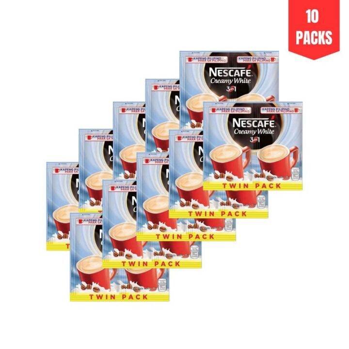 Nescafe Creamy White Coffee Twin Packs 51g Pack of 10 | Lazada PH