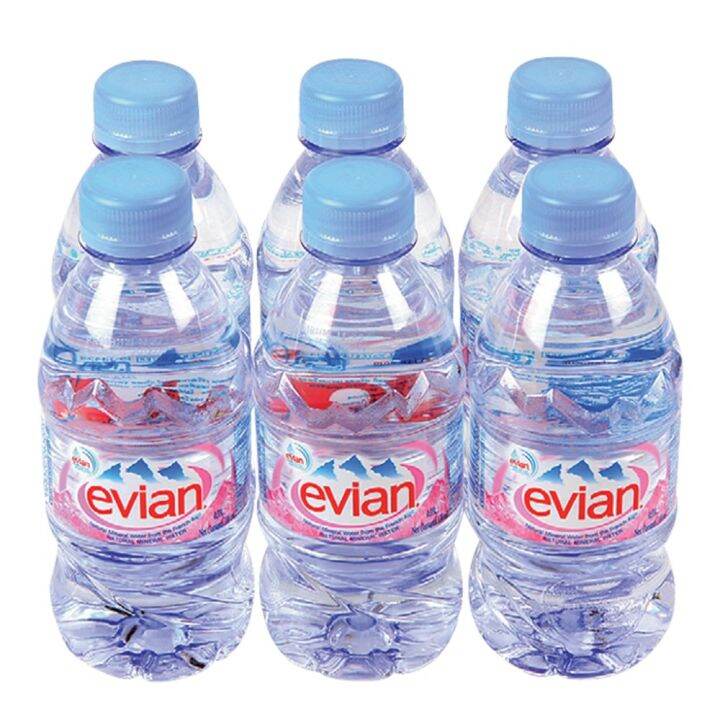 [พร้อมส่ง!!!] เอเวียง น้ำแร่ธรรมชาติ 330 มล. แพ็ค 6 ขวดEvian Mineral ...