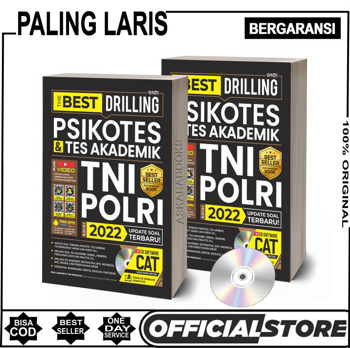 [BISA COD] BUKU TNI POLRI 2022-2023 - THE BEST DRILLING PSIKOTES & TES ...