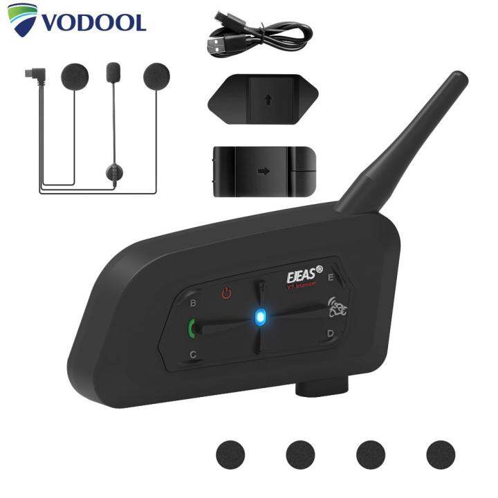 Helm motor, 800M interkom tipe-c helm motor Headset interkom 850mAh 16 ...