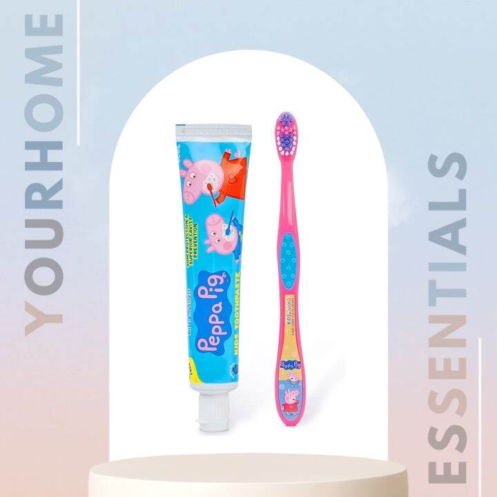 Peppa Pig Toothbrush And Toothpaste | Lazada PH