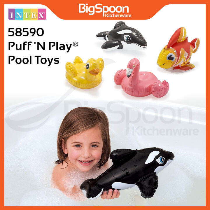 INTEX 58590 Puff 'N Play® Inflatable Pool Toys for Kid | Inflatable ...