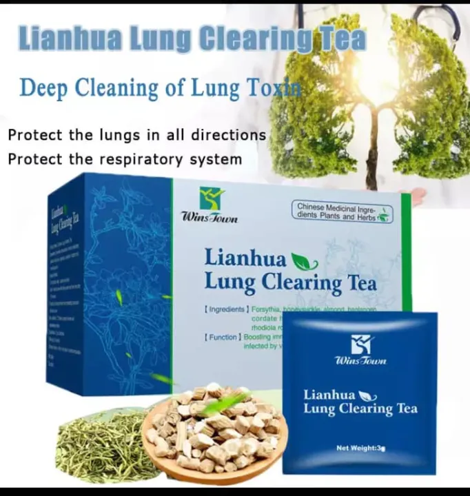 Authentic Lian Hua Tea Boost Immunity Per Box Original Herbal Tea Helps ...