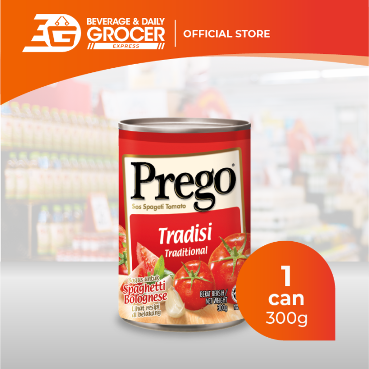 Prego Traditional Pasta Sauce 300g (1 x 300g) 1 Bottle | Lazada