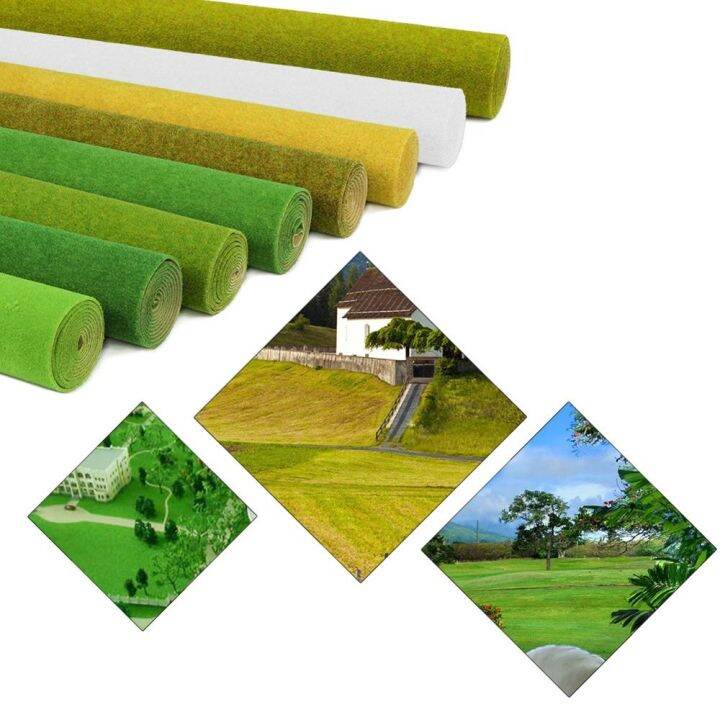 Evemodel 0.4mX1m Grass Mat Model Green Artificial Lawns Turf Carpets ...