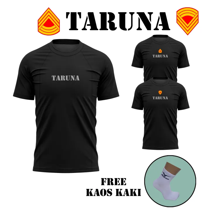 Baju Kaos Taruna Perhubungan Perkapalan Pelayaran Penerbangan Lengan Pendek Bahan Drifit Htam ...