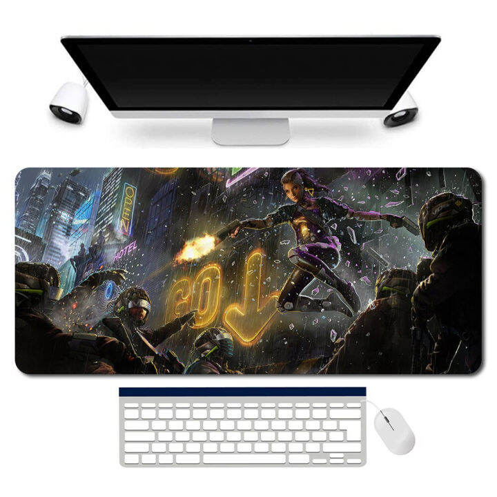 OLEVO Gaming Mouse Pad XL Desk Mat Ukuran 700 x 300 mm | Lazada Indonesia
