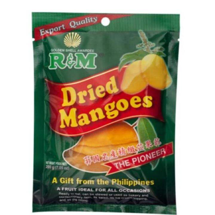 Factory Price Warehouse Direct Cebu R&M Dried Mangoes Slice 200 Gms Min ...