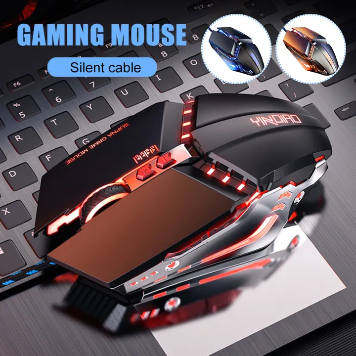 Wired Mouse USB Optical Gaming Mice Computer Peripherals 4-color ...