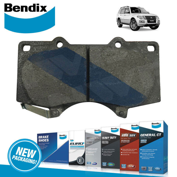 Bendix Brake Pads Front Set for Mitsubishi Pajero 3.2L V98W 2009-2018 (DB1482) | Lazada PH