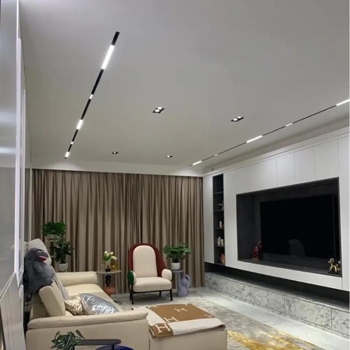 Modern Recessed Magnetic Rrack Lighting For Ceiling Track Lighting ...