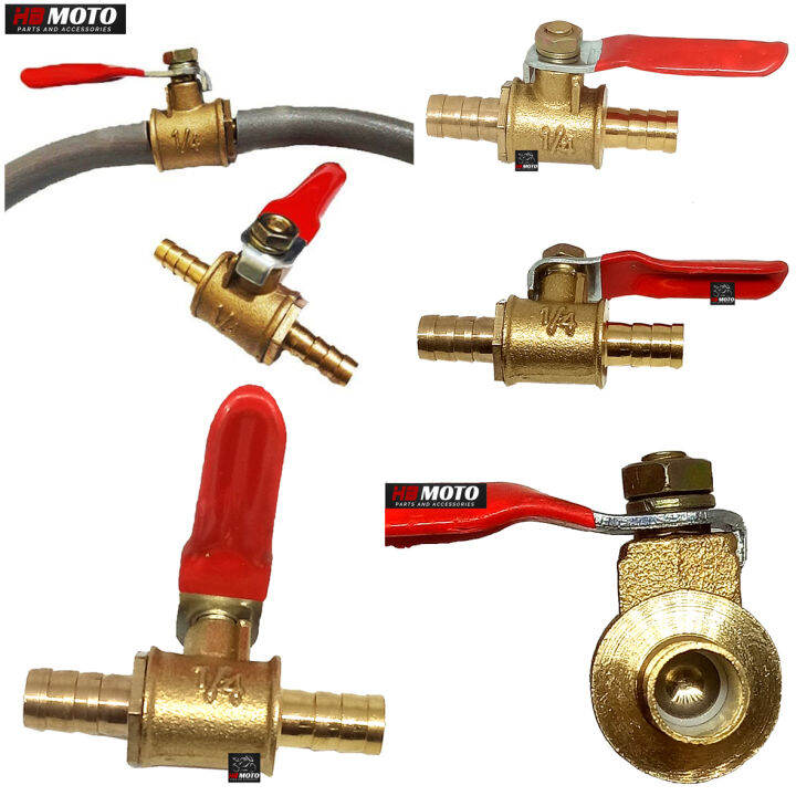 Kran Bensin Motor Universal Kuningan 1/4 / Kran Keran Tangki Bensin Minyak Karbu Universal ...