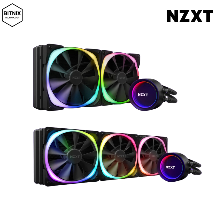 NZXT KRAKEN X Series RGB AIO Liquid Cooler With Aer RGB and RGB LED ...
