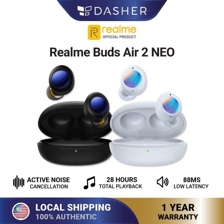 COD【LATEST】Realme Buds Air 2 NEO ANC TWS Bluetooth 5.2 True Wireless ...