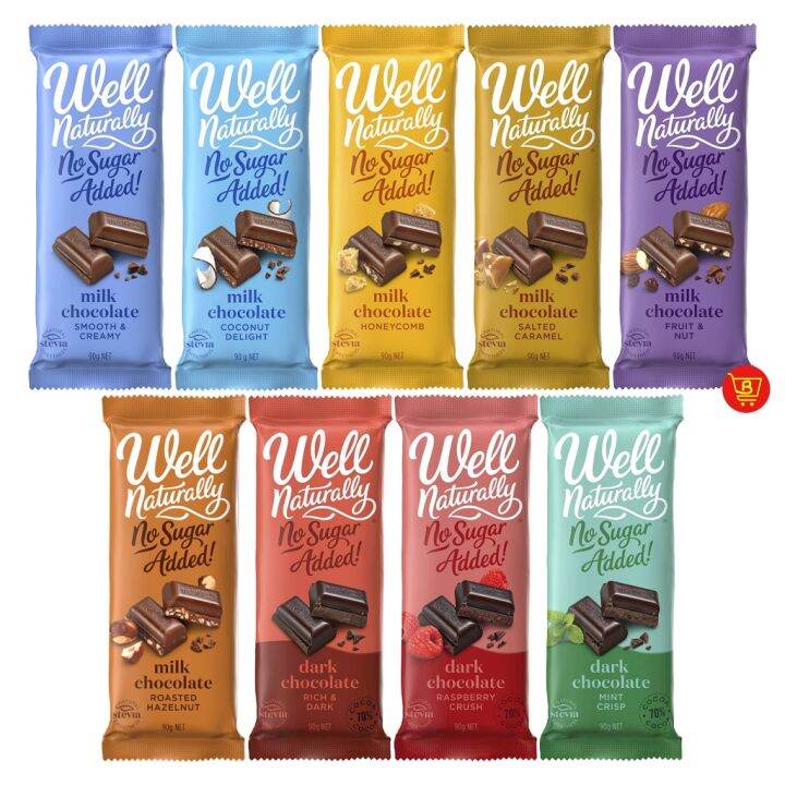Well Naturally No Sugar Added Chocolate 90g | Lazada PH