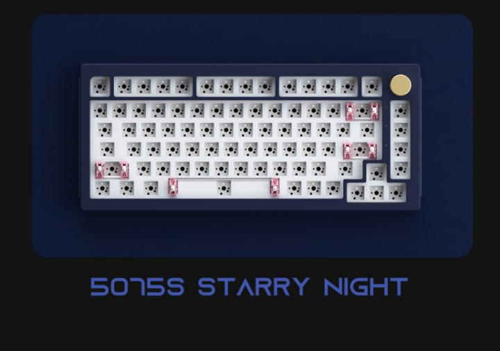 # Akko 5075S Barebone Mechanical Keyboard # [Starry Night/Pale Dogwood ...