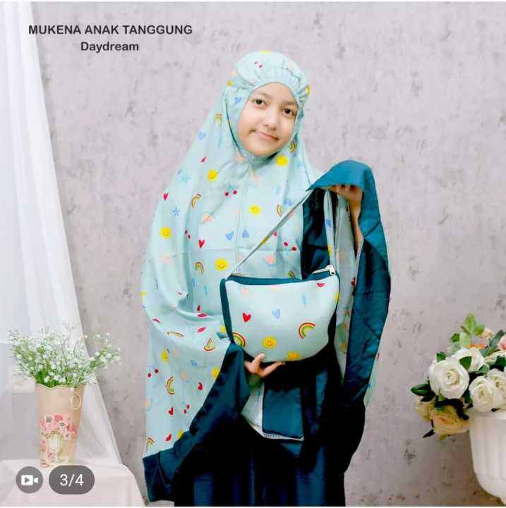 Mukenah Daydream anak 9-13 tahun / perlengkapan sholat anak / mukenah ... Mukenah Daydream anak 9-13 tahun / perlengkapan sholat anak / mukenah ...