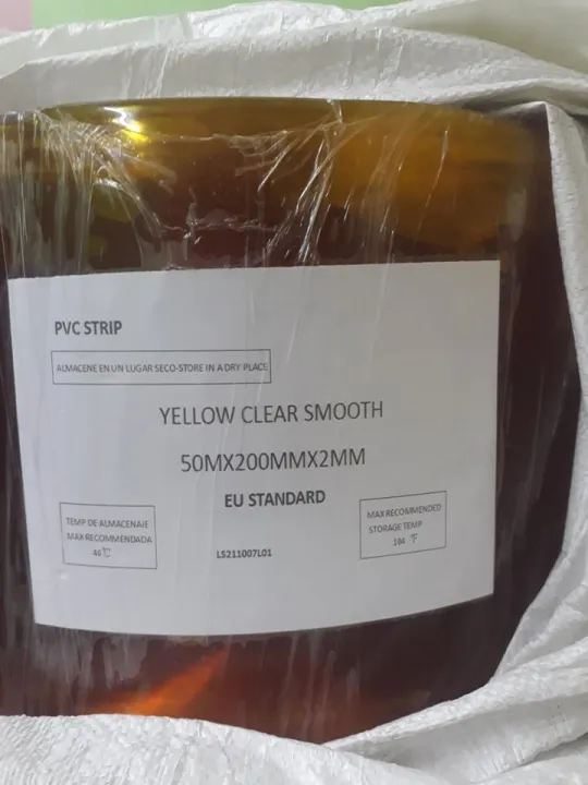 Pvc Strip Curtain Yellow plain Anti Insects 2mm x 200mm x 50m | Lazada PH