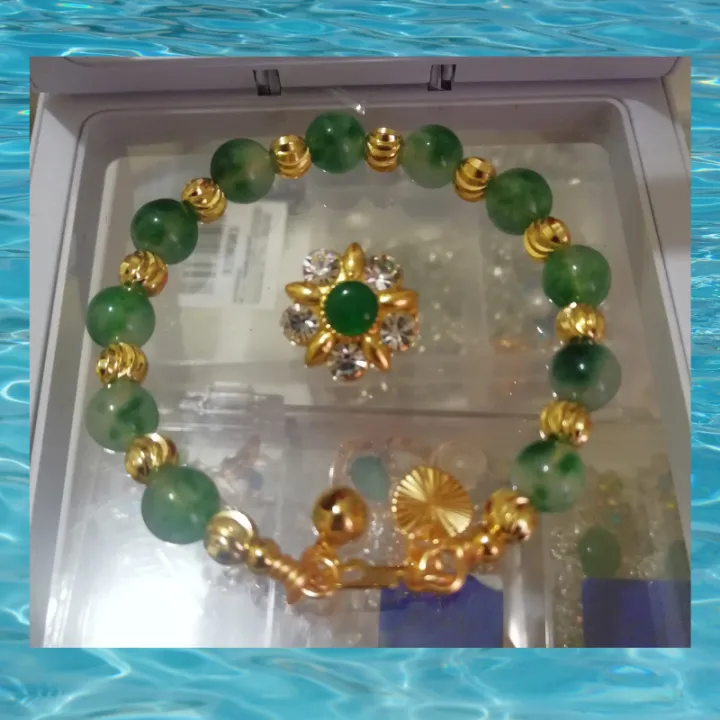 💖Gelang Tangan batu jade asli sabah ikat suasa..💕 | Lazada