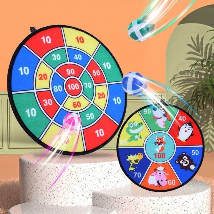 Dart Board for Kids – Darts Board Set with Sticky Balls Hook and ...