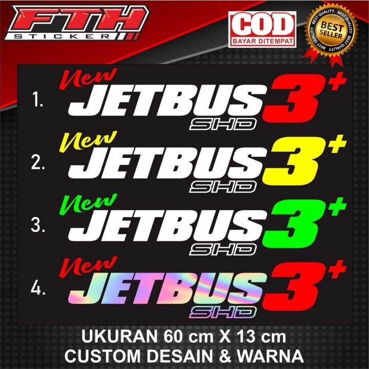 Stiker Viral stiker jetbus 3 | Lazada Indonesia