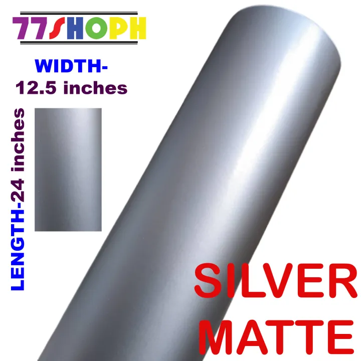 Silver Matte QUAFF Car Sticker 24 inches x 12.5 inches | Lazada PH