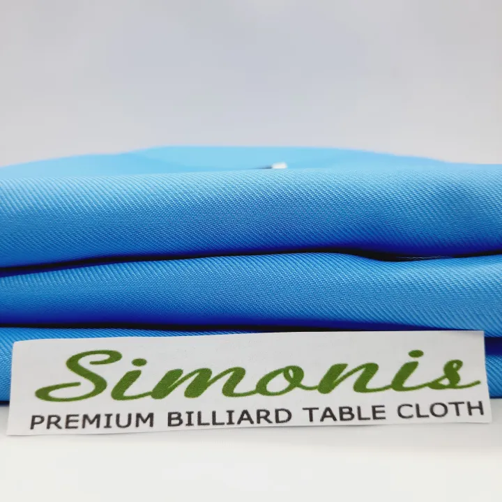 SKY BLUE US CLASS A SIMONIS BILLIARDS TABLE CLOTH / TAPETE NG BILYARAN ...
