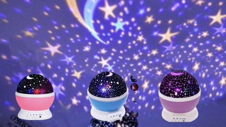 Night light Starry Night Projector Starry Night Light Rotating Star ...