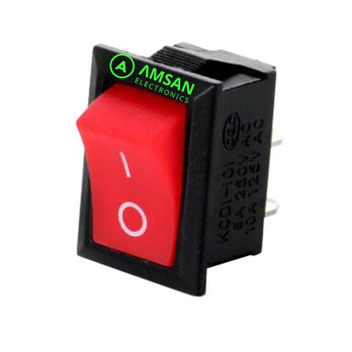 Saklar Rocker Switch 2pin On-Off Warna Merah | Lazada Indonesia