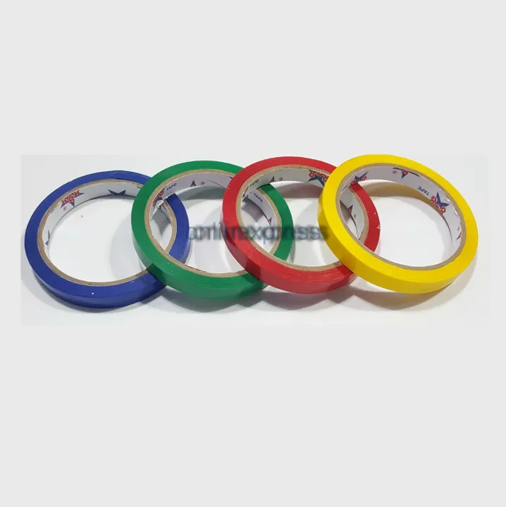 Selotip / Solatip / Isolasi Bag Neck Sealer / Isolasi Warna 12mm ...