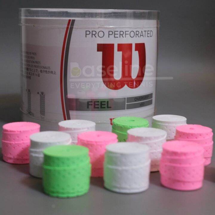 Original Wilson Pro Perforated Tennis Overgrip - Feel (Used by Williams ...