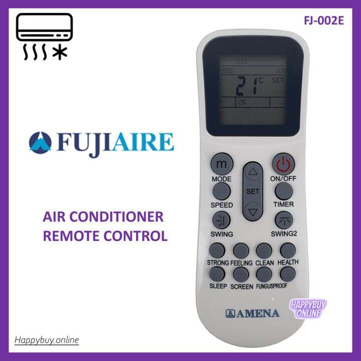 Fujiaire Air Conditioner Remote Control (FJ-002E) Fujiaire Replacement ... Fujiaire Air Conditioner Remote Control (FJ-002E) Fujiaire Replacement ...