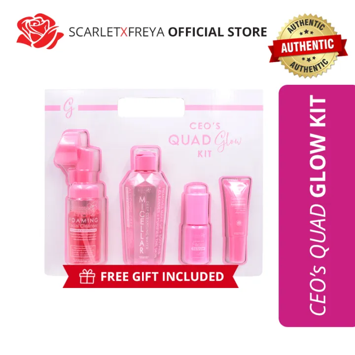 Brilliant Skin - CEO Quad Glow Kit - Whitening Facial Set | Lazada PH