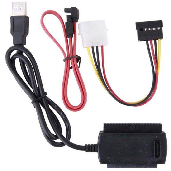SATA/PATA/IDE Drive to USB 2.0 Adapter Converter Cable for 2.5/3.5 Inch ...