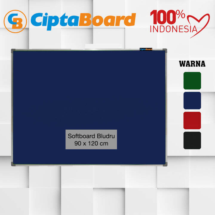 Softboard / Cork Board / Papan board / Mading Gantung Bludru 90 x 120 ...